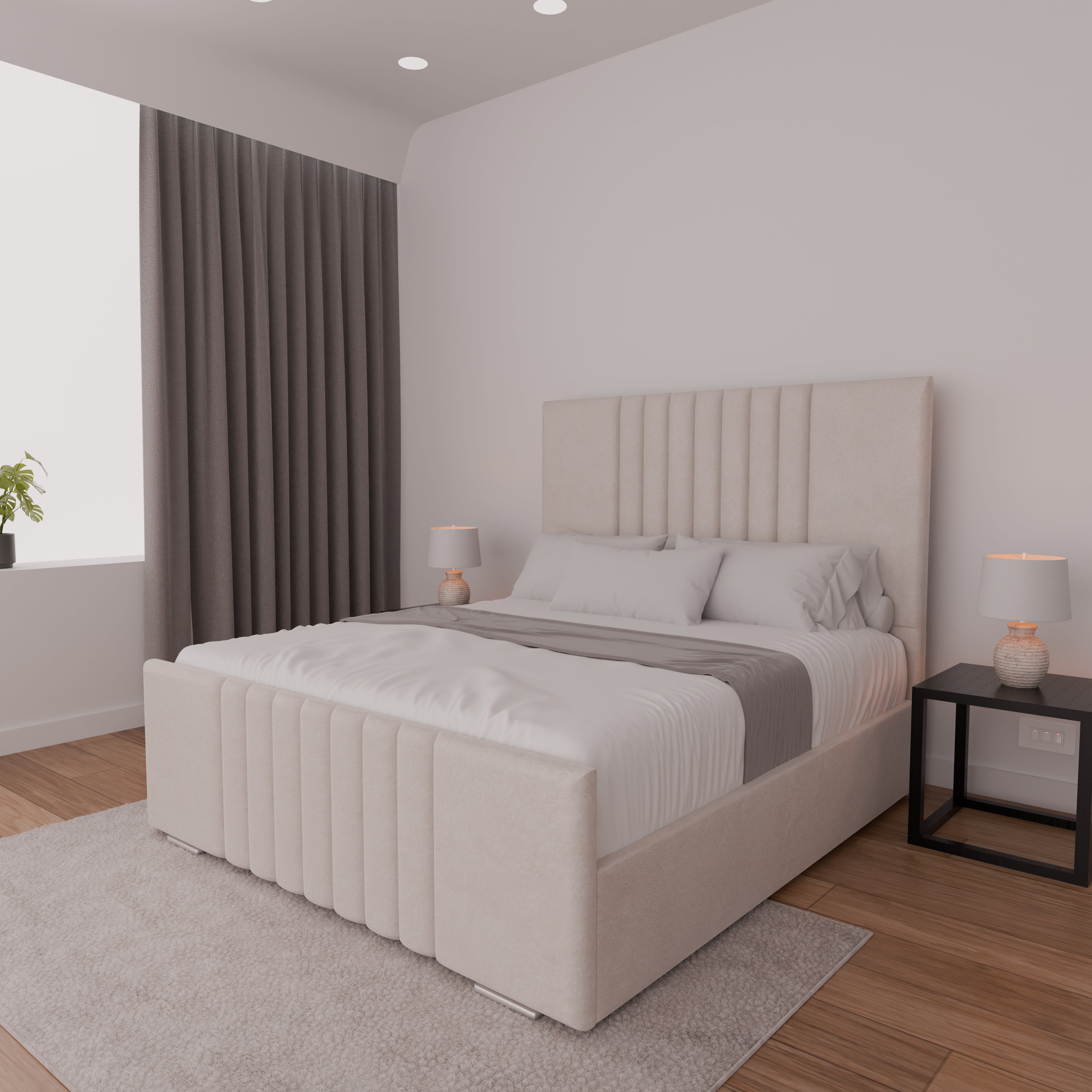 Manhattan Linear Bed Frame – Crafted Beds Ltd