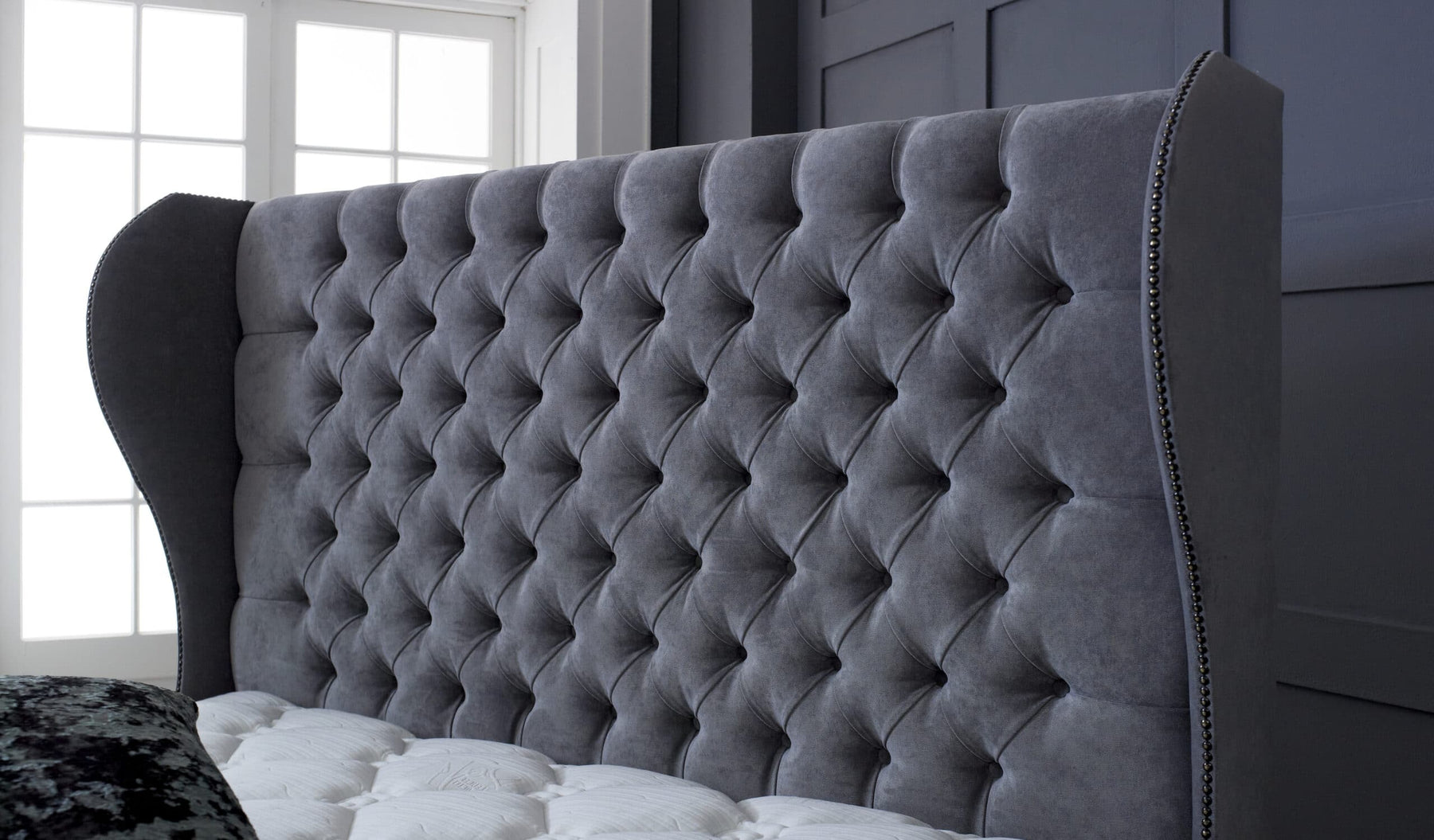 Chesterfield Wing Bed | Crafted Beds – Crafted Beds Ltd